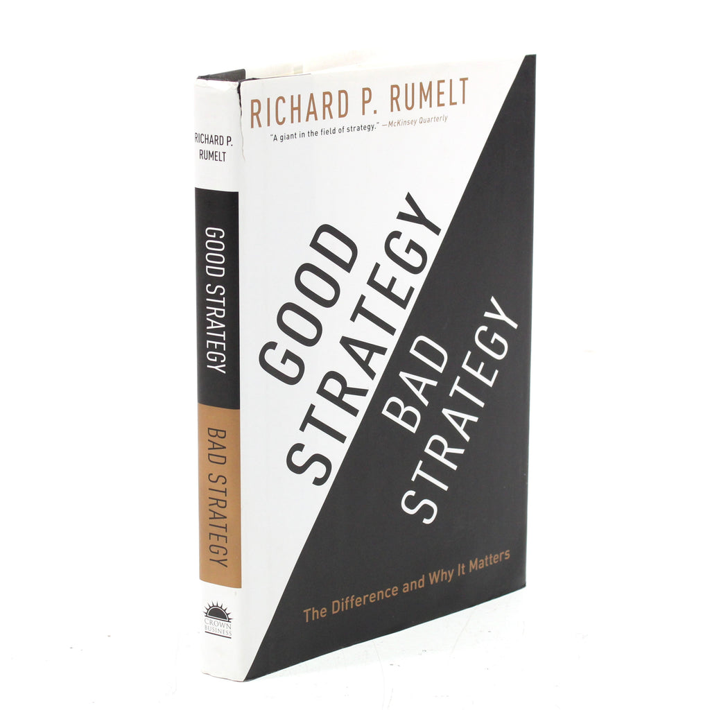 Good Strategy Bad Strategy by Richard P. Rumelt Hardcover Book (2011)