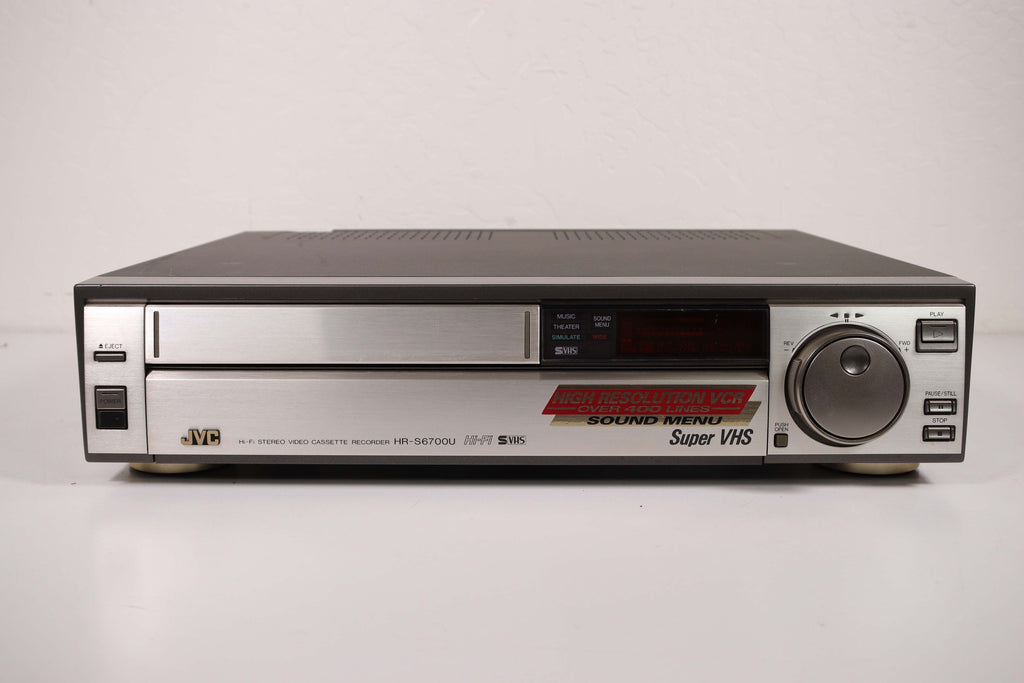 JVC HR-S6700U Super Video VCR VHS Player Recorder with High Quality S-