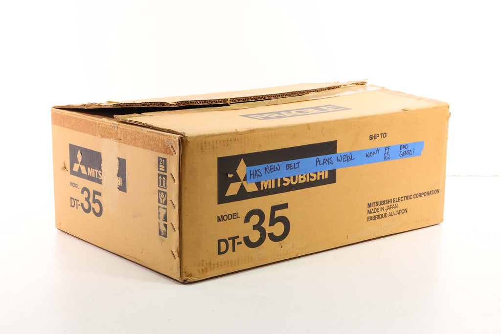 MITSUBISHI DT-35 Stereo Cassette Deck (No Fast Forward/Rewind)