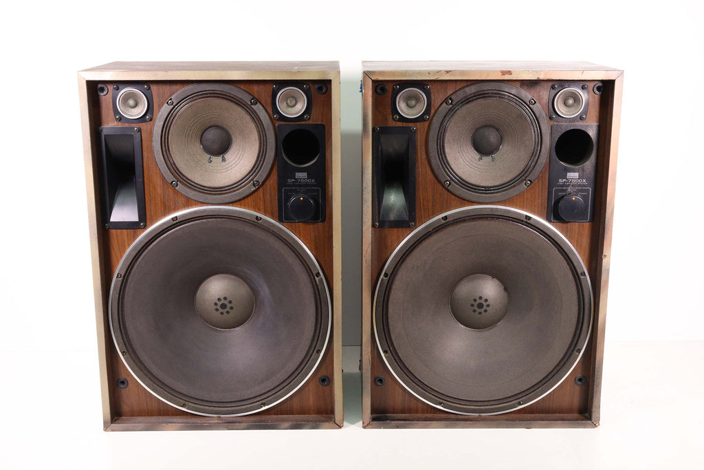 Sansui SP-7500 Vintage Bookshelf Speaker Pair Set (Mid and Horn Issus)