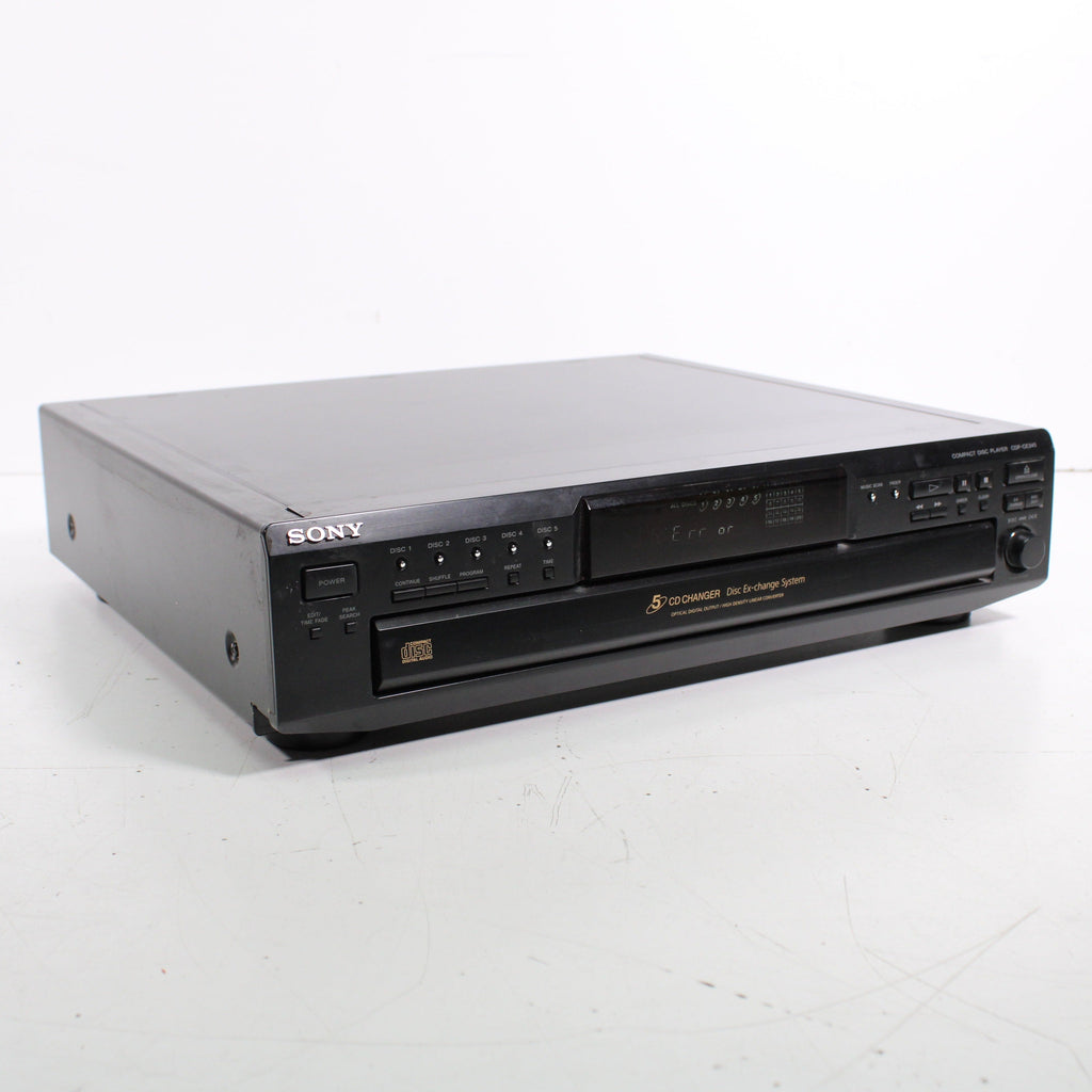 Sony CDP-CE245 5-Disc CD Carousel Player Changer (2000)