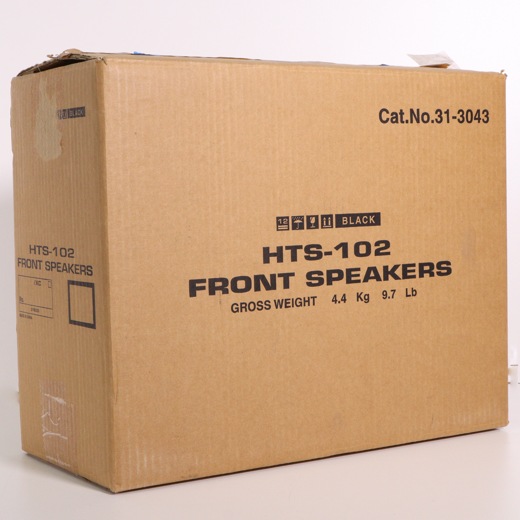 OPTIMUS HTS-102 Front Speakers Passive (Black)