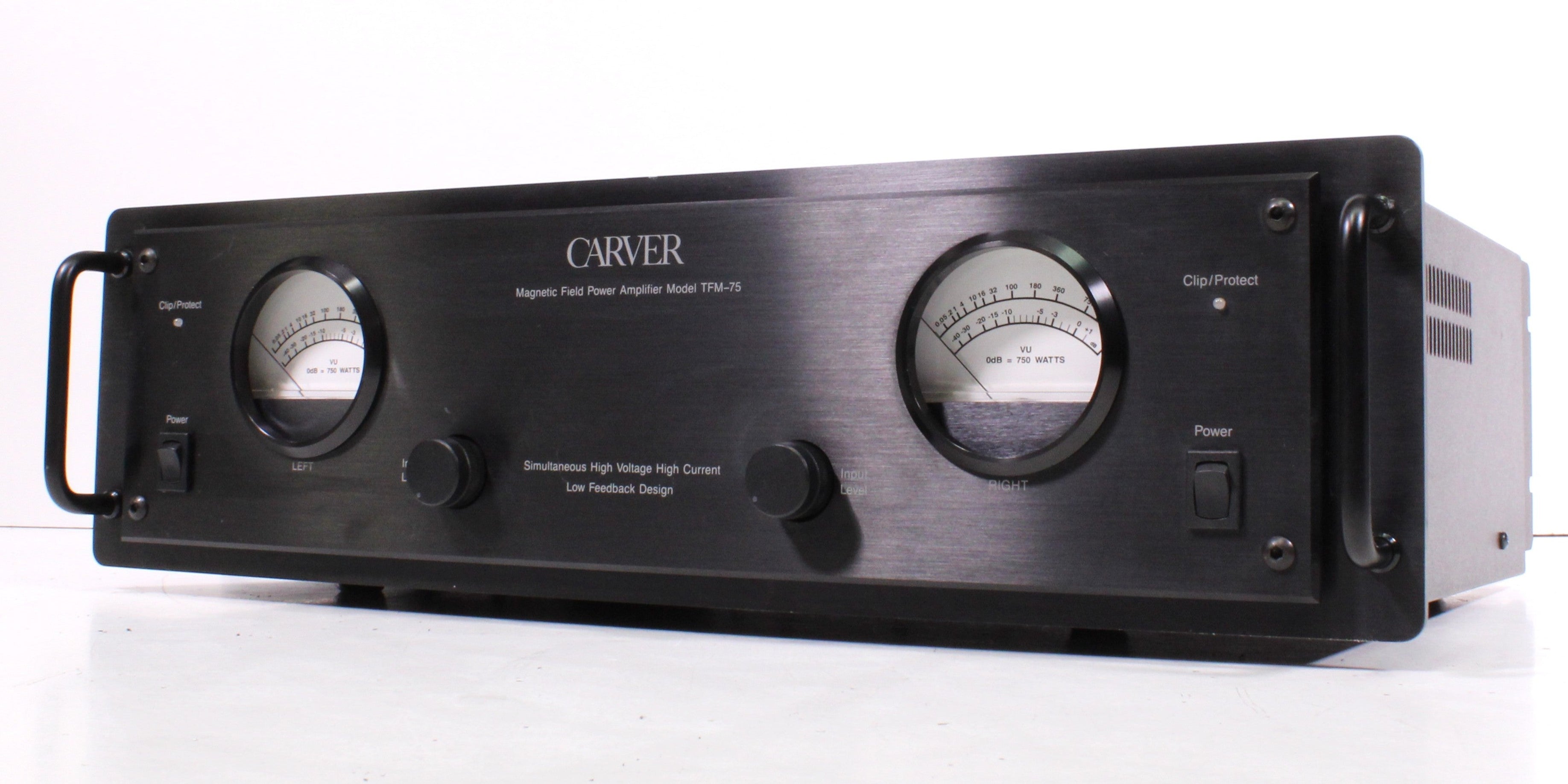 THE CARVER TFM-75 POWER AMP IS THE FLAGSHIP OF CARVER AMPLIFIERS ...