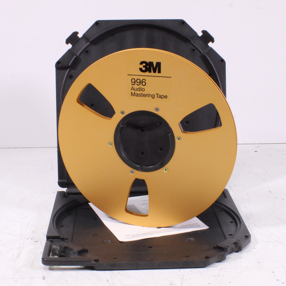 3M 996 Audio Mastering Tape 10.5" Empty Metal Reel with Case ...