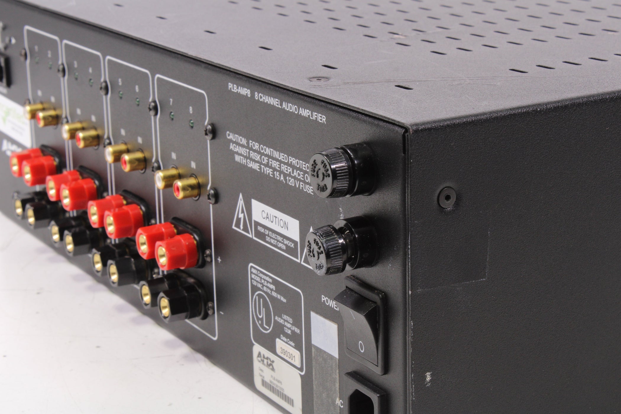 AMX Panja PLB-AMP8 8-Channel Audio Power Amplifier — SpenCertified