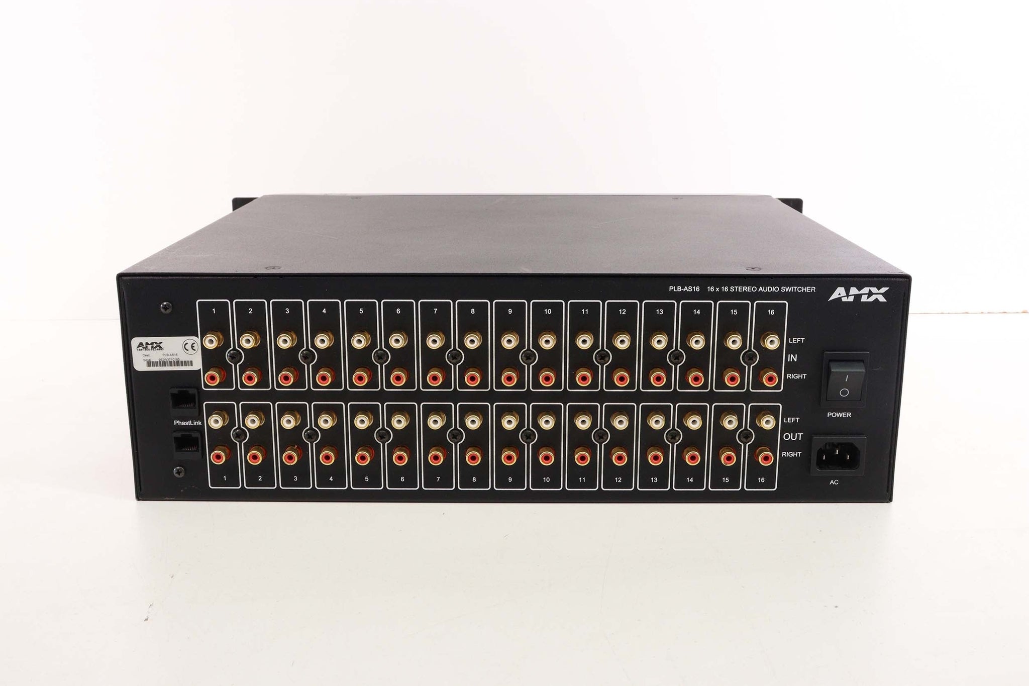 AMX Panja PLB-AS16 16 x 16 Audio Switcher