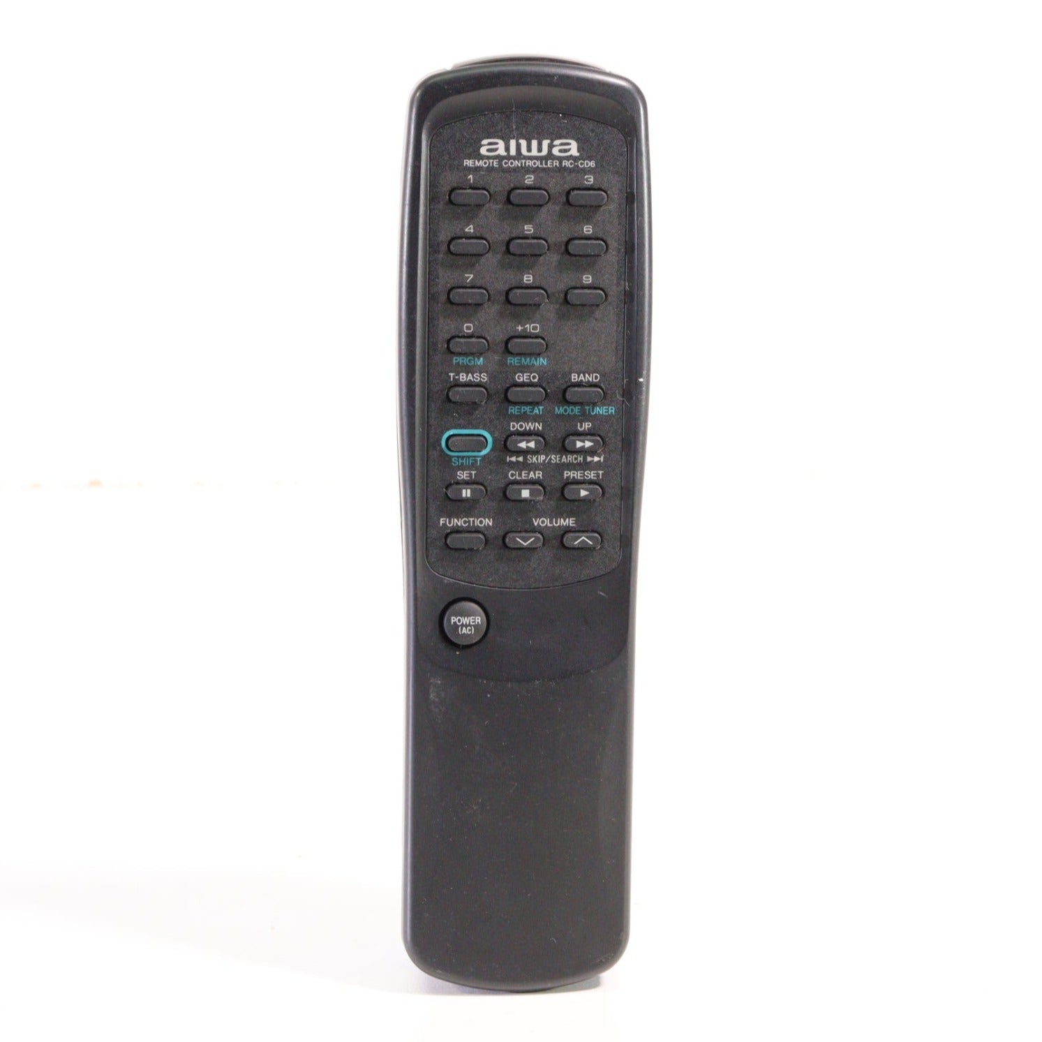 Aiwa RC-CD6 Remote Control for CD Stereo System NSX-V150 CX-NV1500