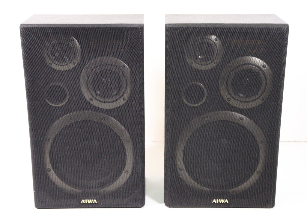 Aiwa SX-77U 3-Way Bookshelf Speaker System Pair