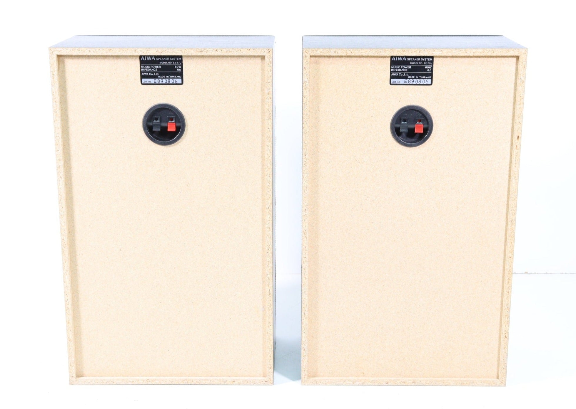 Aiwa SX-77U 3-Way Bookshelf Speaker System Pair — SpenCertified