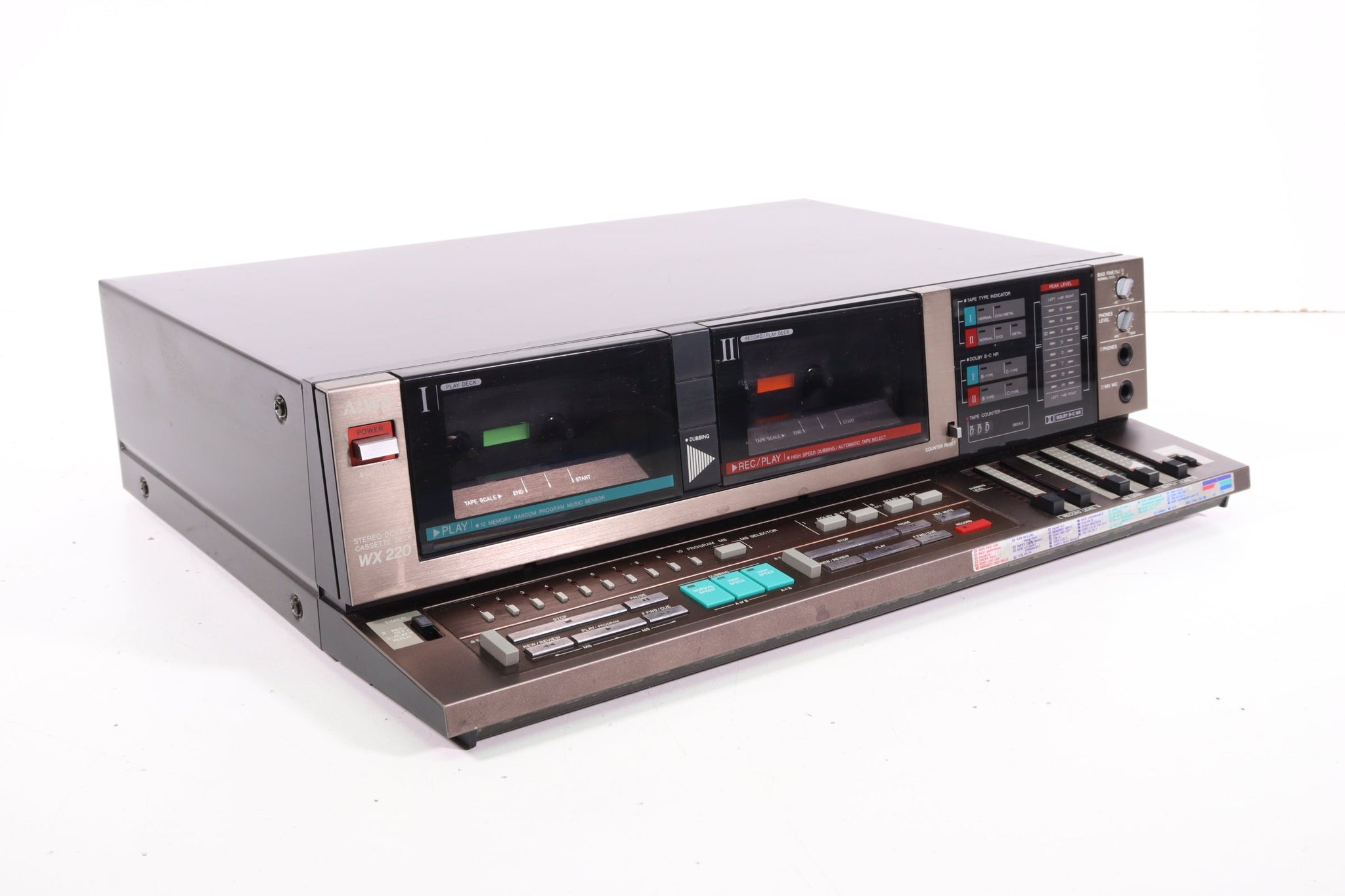 Aiwa WX220 Stereo Double Cassette Deck