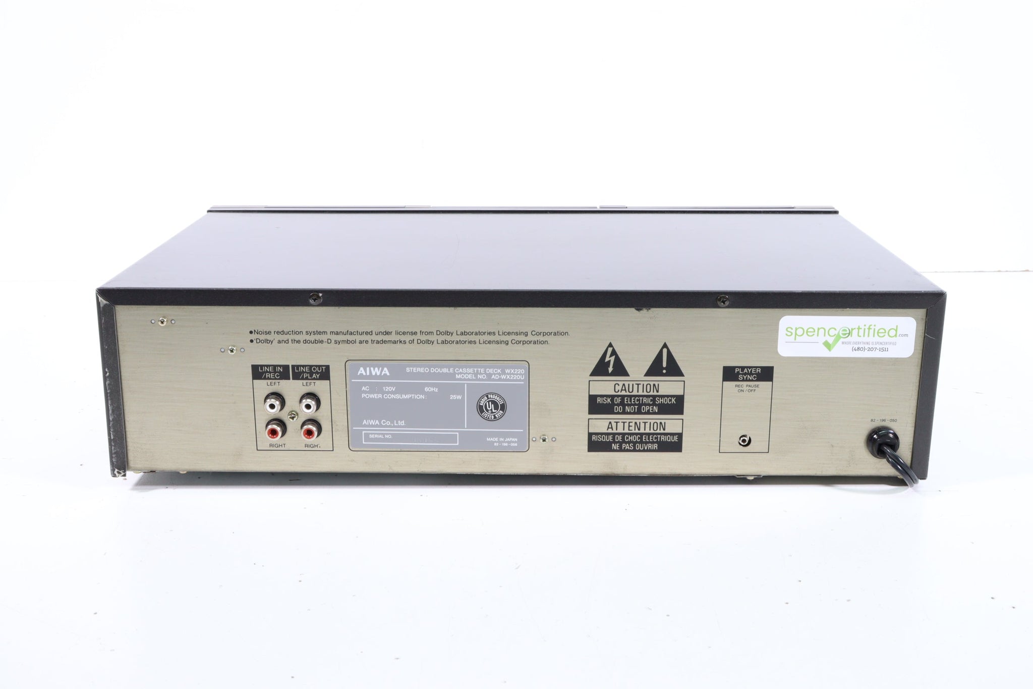 Aiwa WX220 Stereo Double Cassette Deck