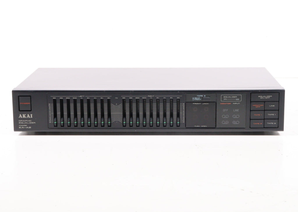 Akai EA-A2 9-Band Stereo Graphic Equalizer with Front Audio Input