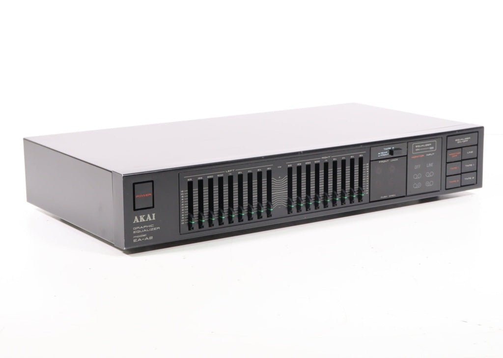 Akai EA-A2 9-Band Stereo Graphic Equalizer with Front Audio Input