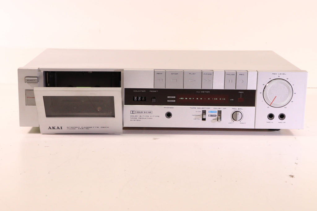 Akai HX-1C Stereo Single Cassette Deck with Dolby C Noise Reduction