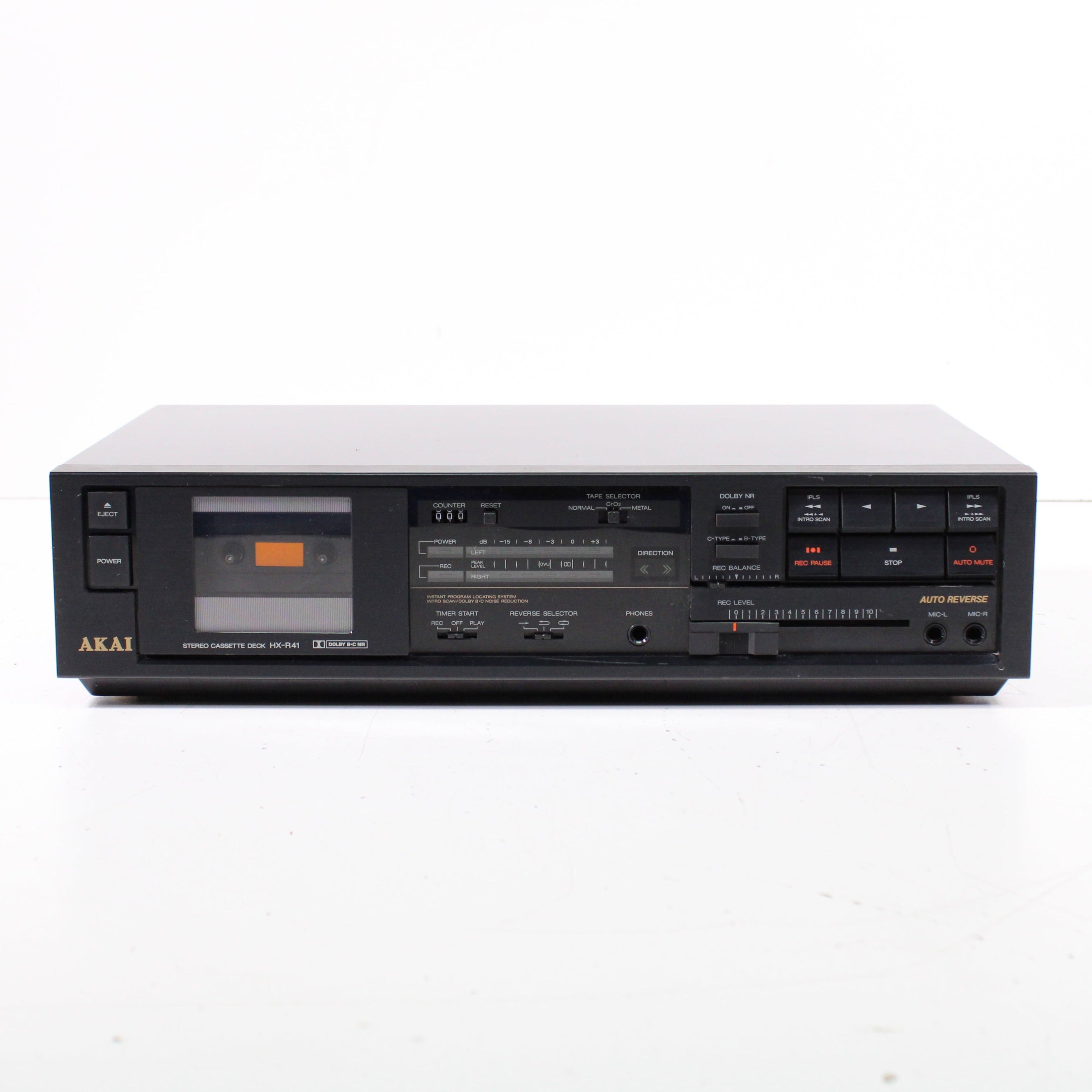 Akai HX-R41 Stereo Single Cassette Deck — SpenCertified