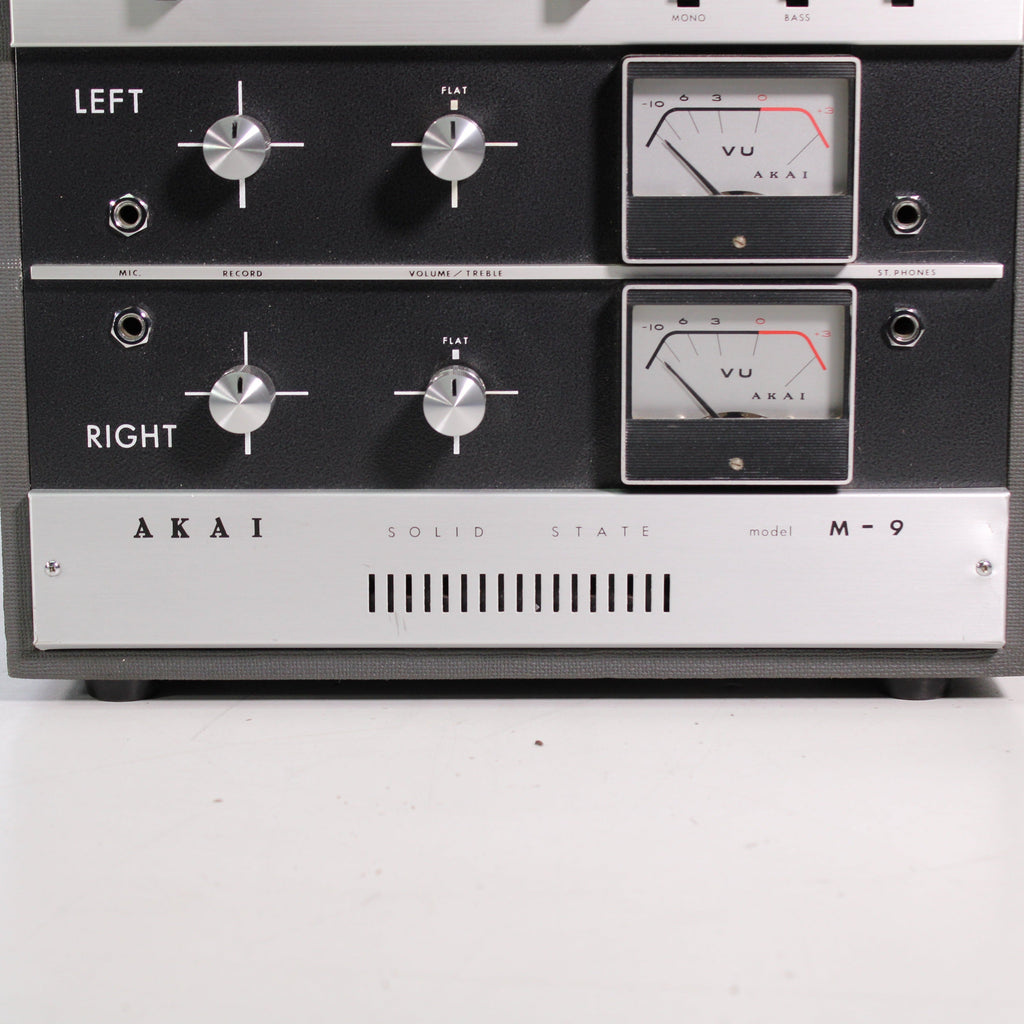 Akai M-9 Vintage Cross-Field 4-Track Stereophonic Reel to Reel Deck (A