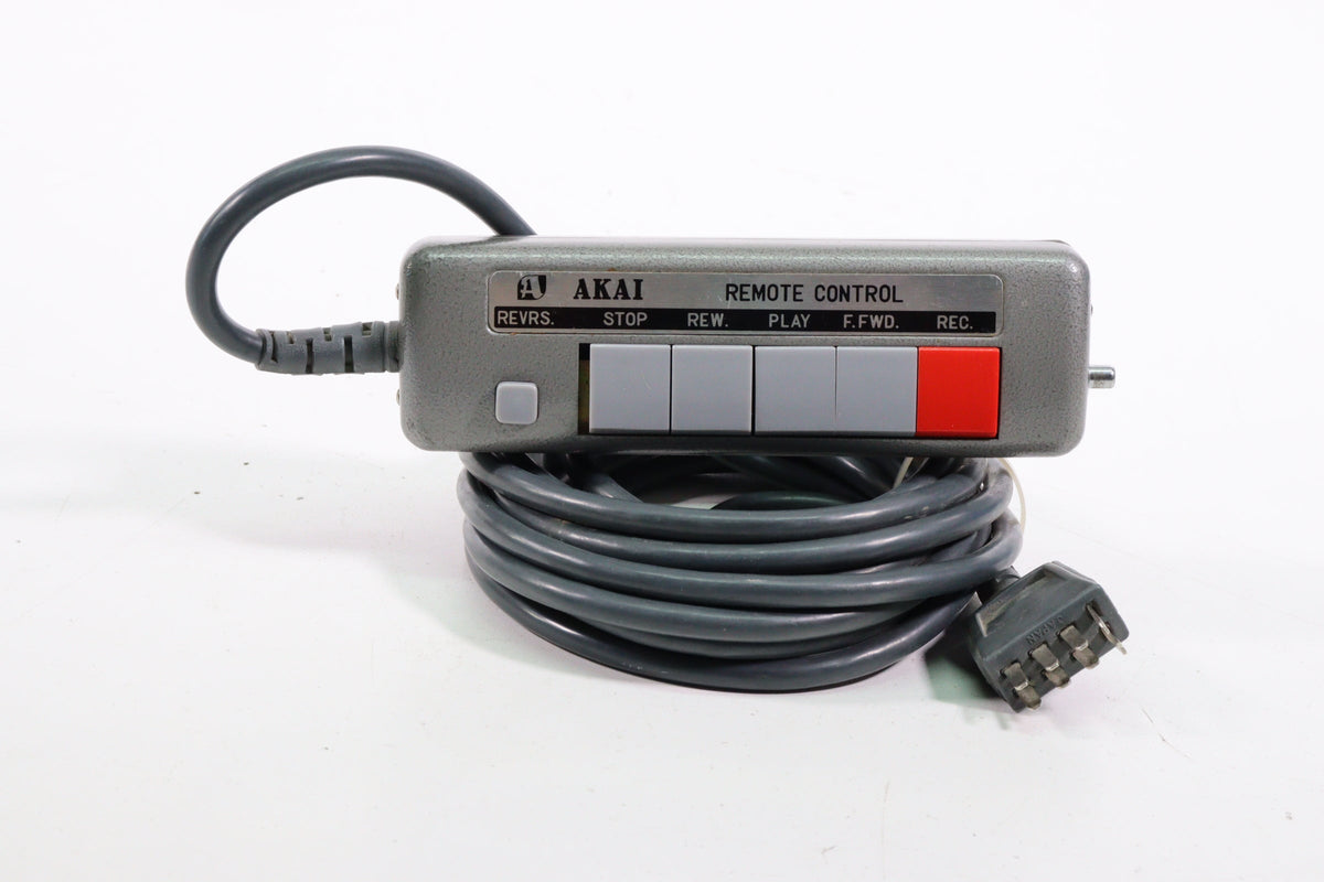 Akai Wired 8 Pin Remote Control for Reel-to-Reel Tape Recorder Deck ...