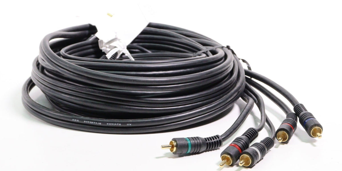 All Systems Broadband XGV 12-Ft 5-Component Audio Video Cable Black ...