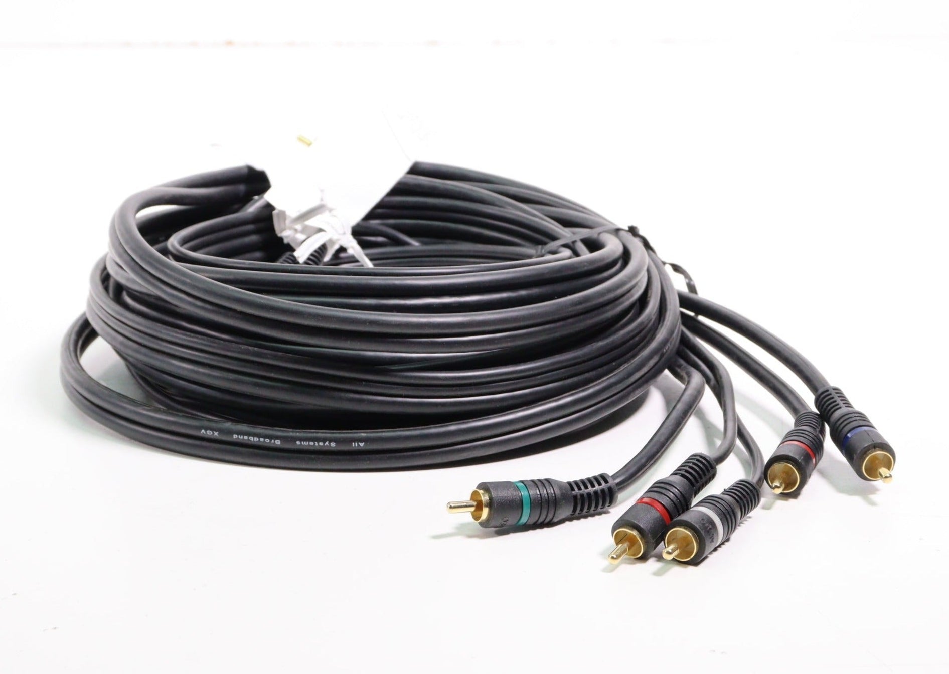 All Systems Broadband XGV 12-Ft 5-Component Audio Video Cable Black ...