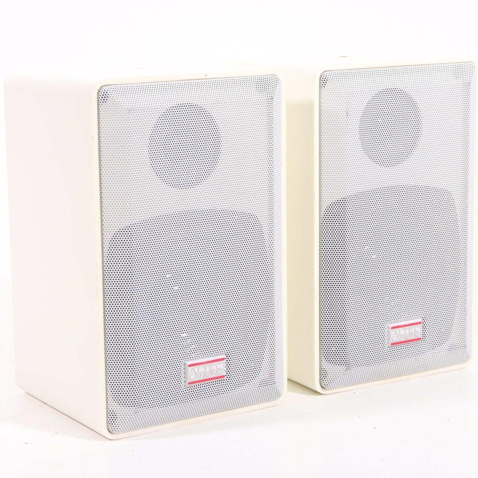 Altec Lansing 52 High Fidelity Weatherproofed Speaker Pair (White ...