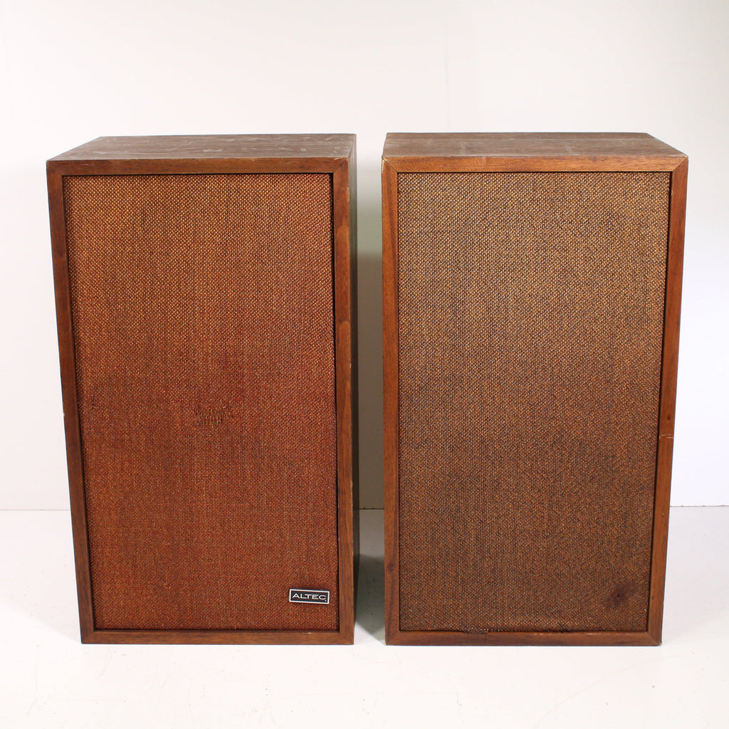 Altec Lansing 886A Vintage Home Loudspeaker Pair Wood Veneer