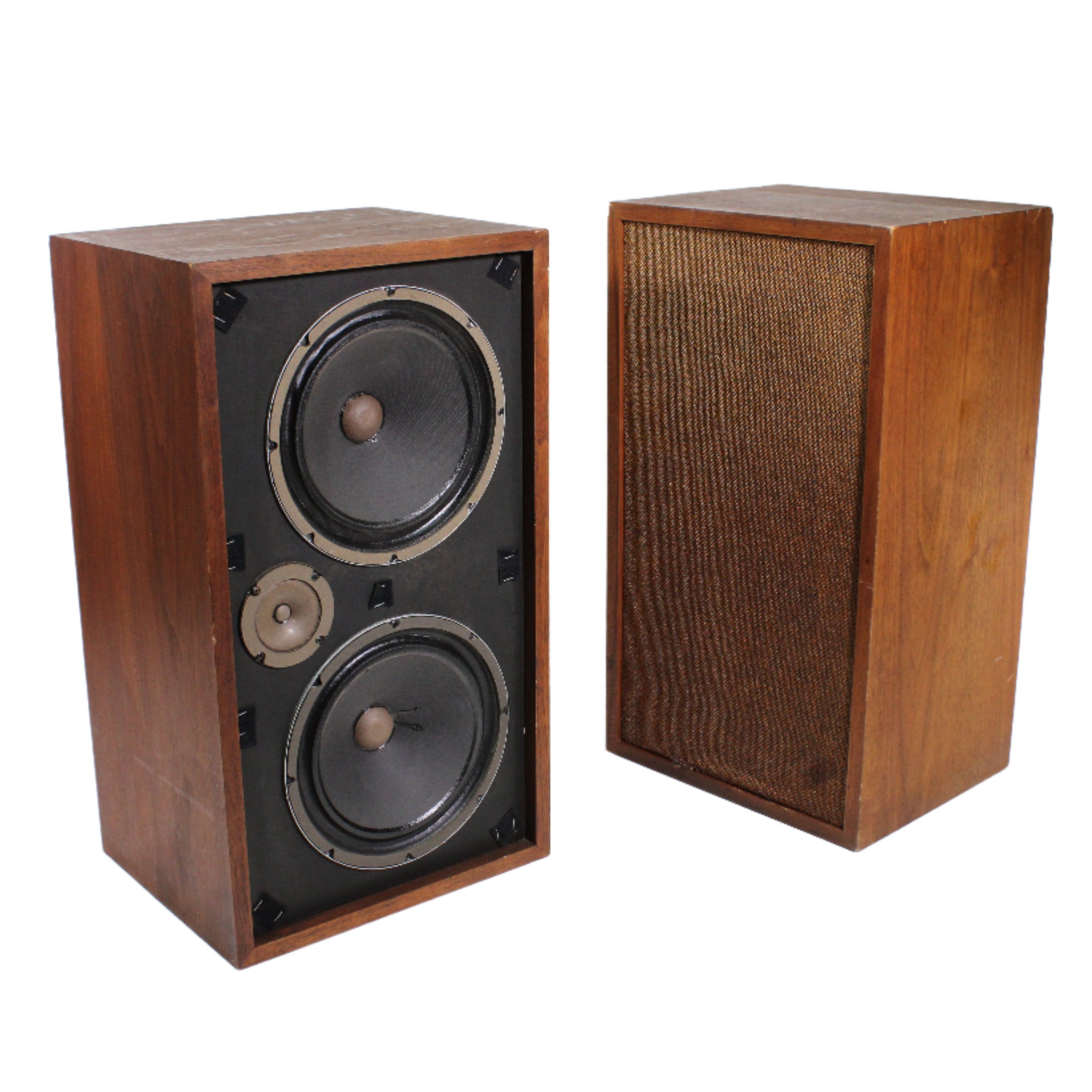 Altec Lansing 886A Vintage Home Loudspeaker Pair Wood Veneer