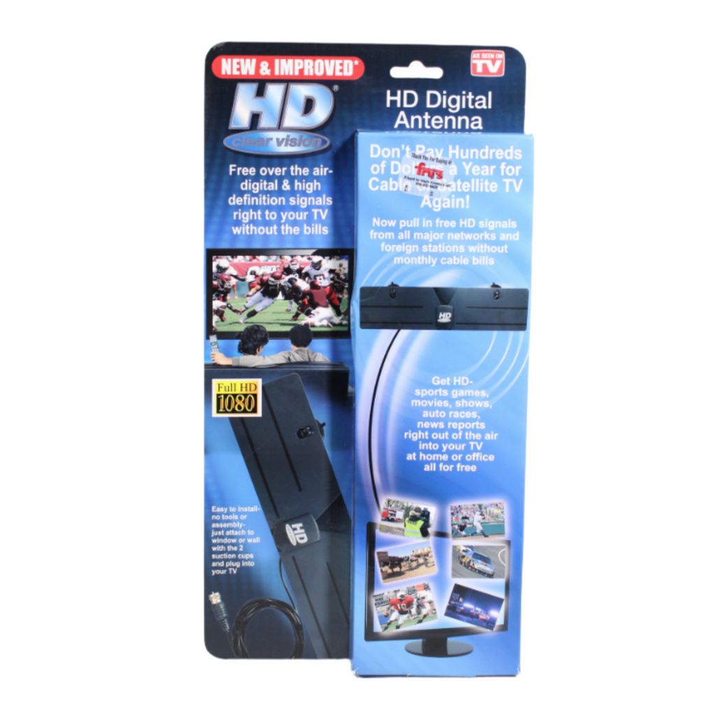 American Direct HD Clear Vision Digital TV Antenna Free Indoor HDTV As