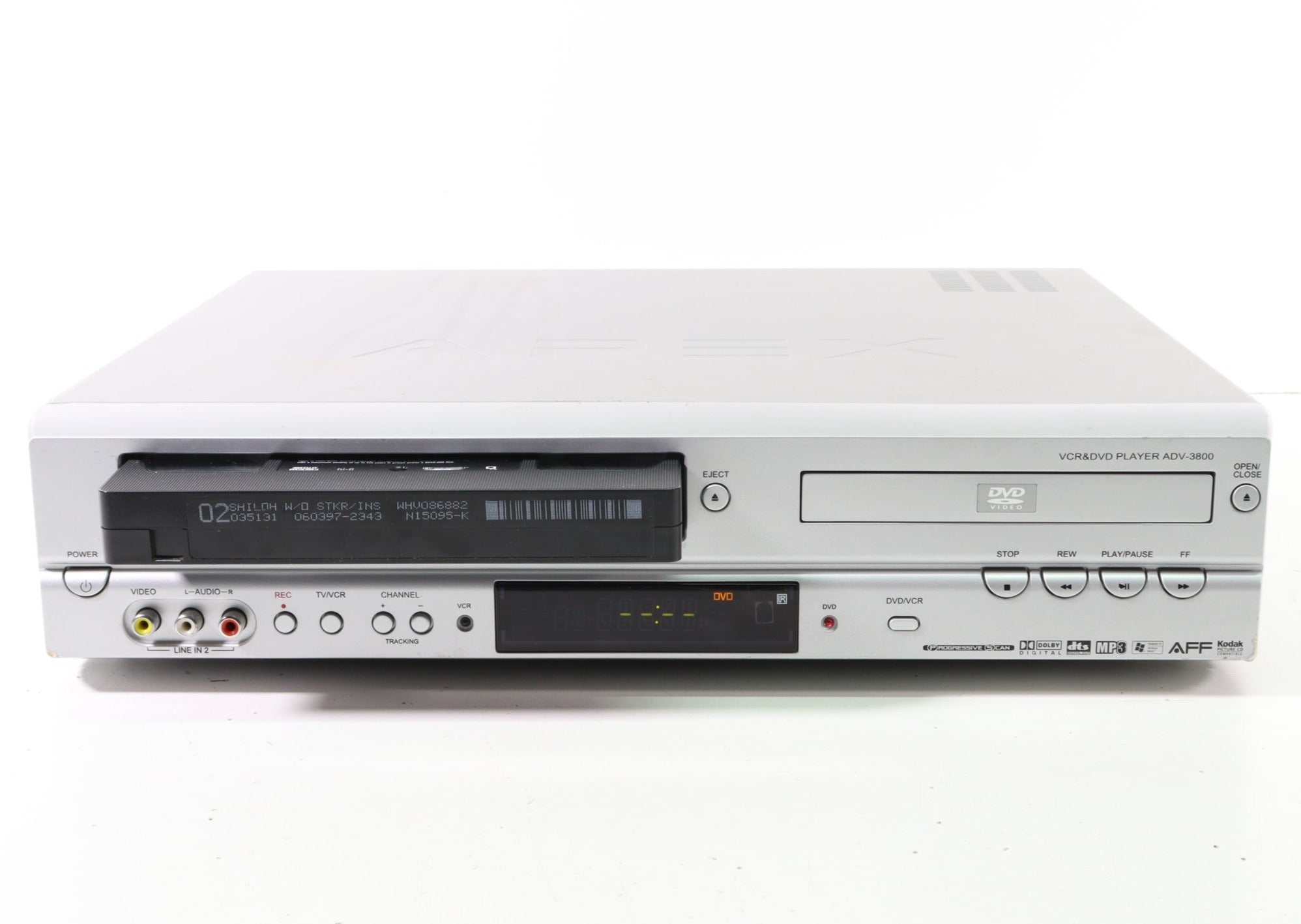 Apex Digital ADV-3800 Progressive Scan VCR DVD Player Combo