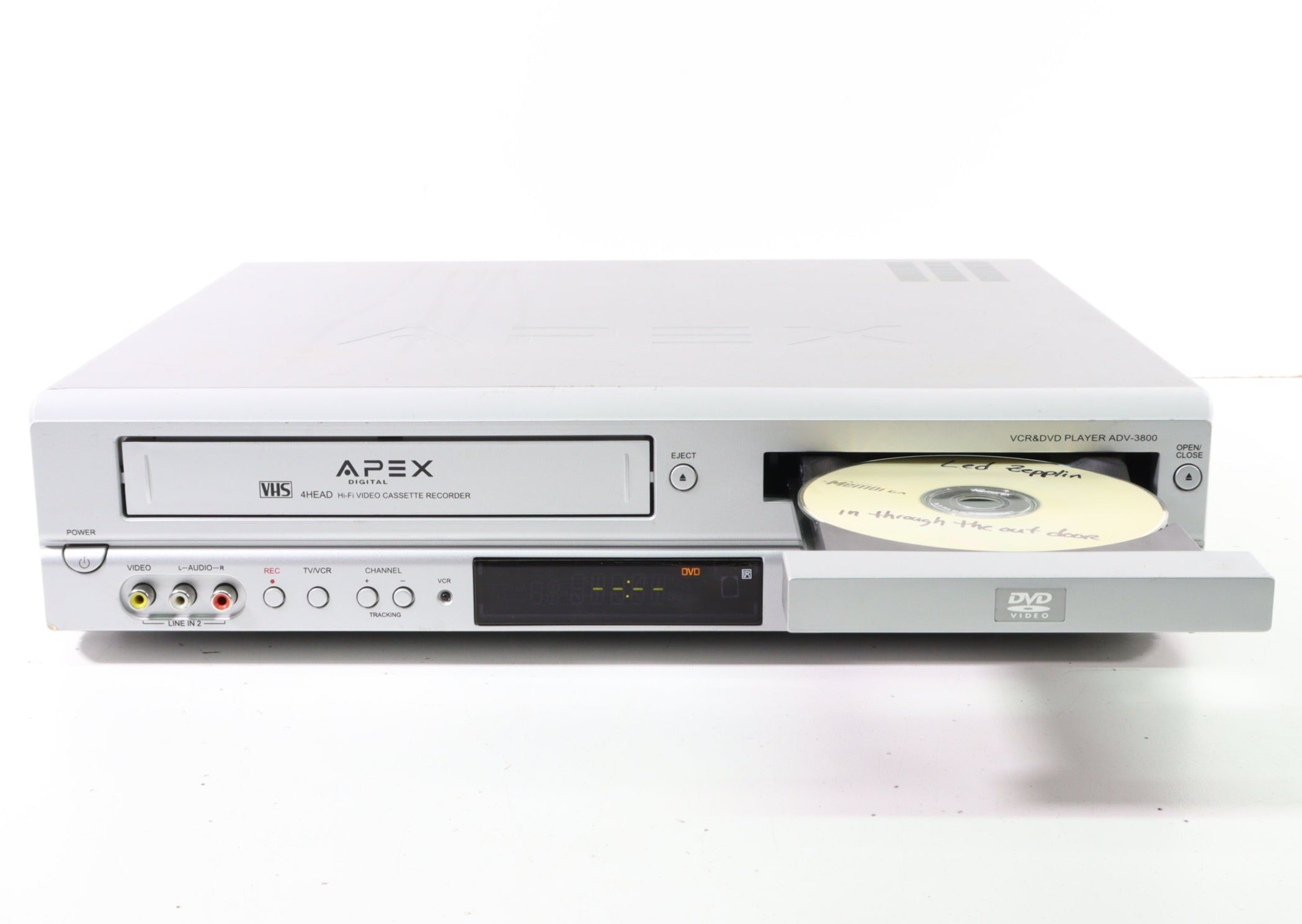Apex Digital ADV-3800 Progressive Scan VCR DVD Player Combo — SpenCertified