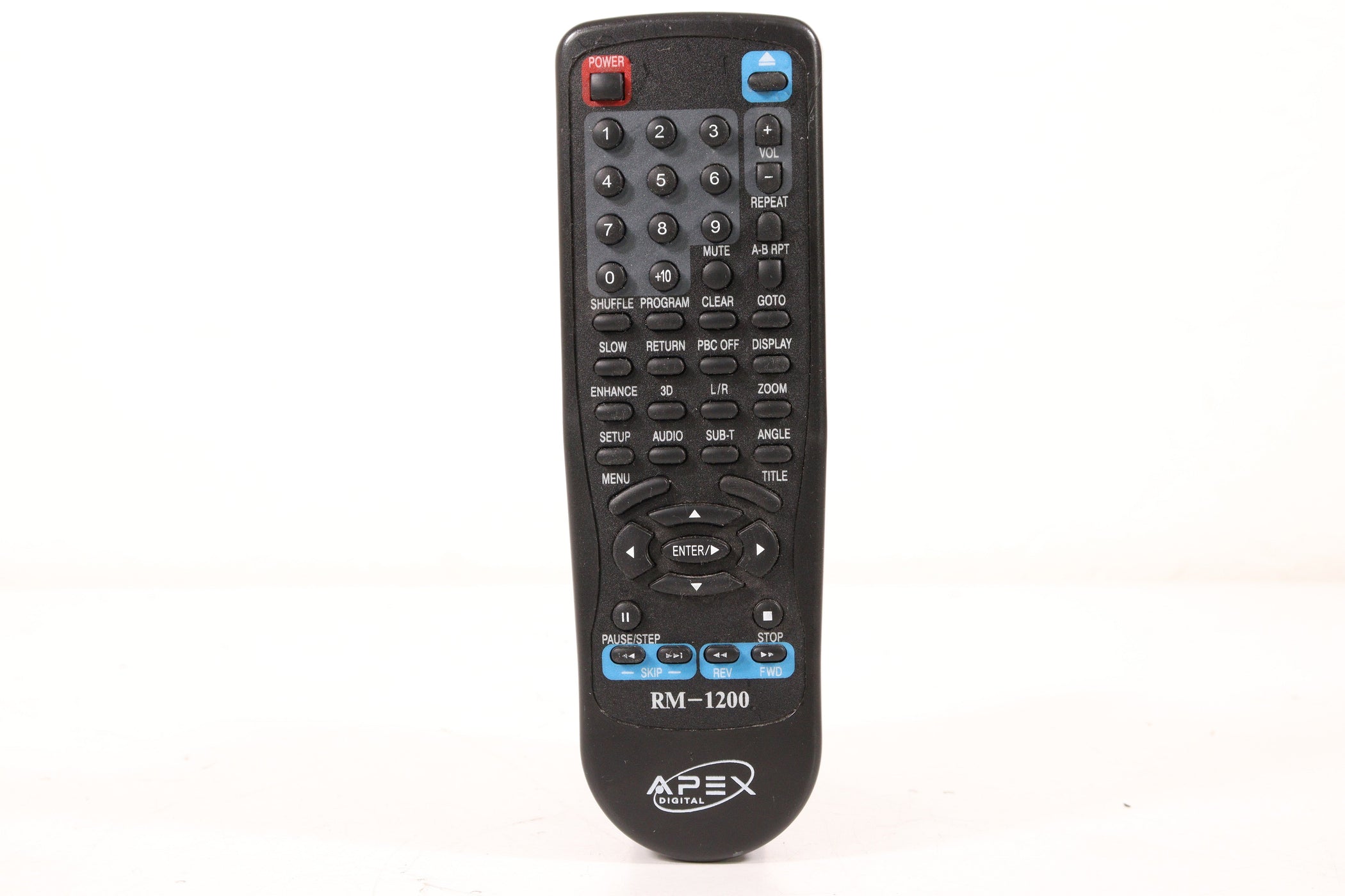Apex Digital RM-1200 Remote Control for DVD Player AD-1200 and More ...