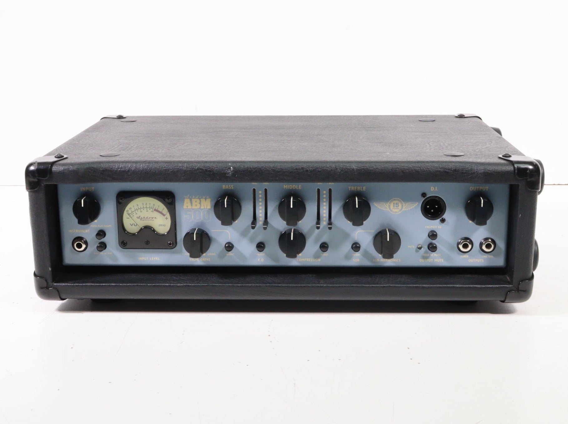 Ashdown ABM 500 EVO III Portable EQ 575W Bass Amplifier Head Tube Prea