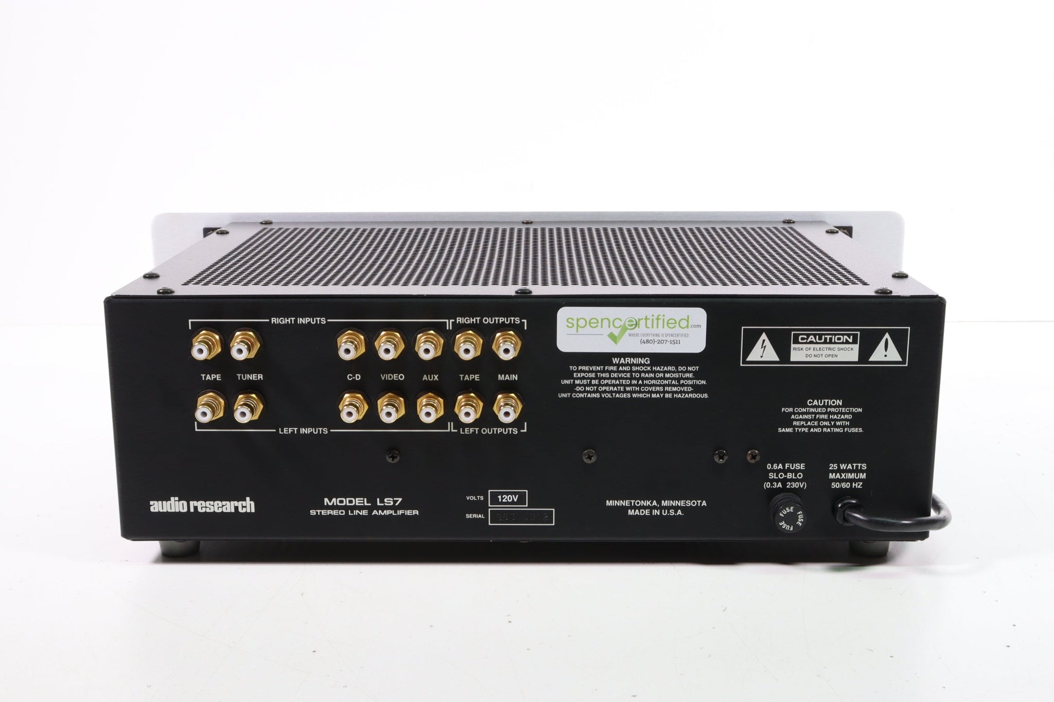 Audio Research LS7 High Definition Stereo Line Tube Preamplifier
