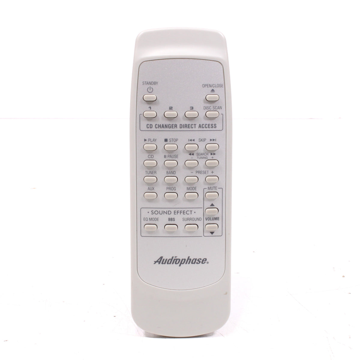 Audiophase Remote Control for 3 Disc CD Changer — SpenCertified