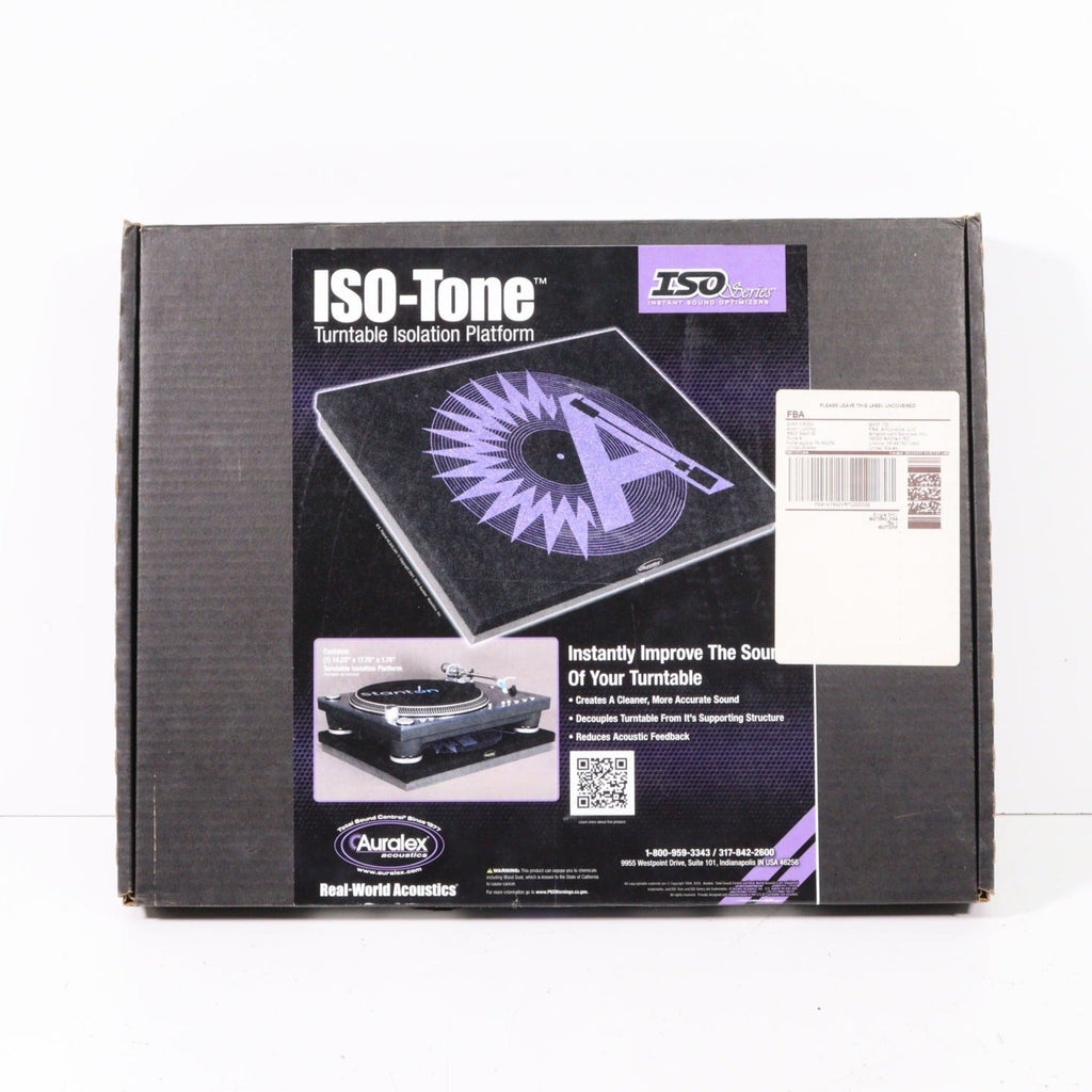 Auralex Acoustics ISO-Tone Turntable Isolation Platform (NEW IN BOX)
