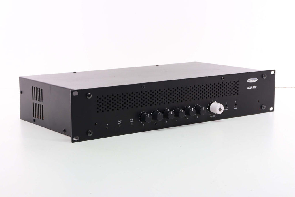 BIAMP SYSTEMS MXA150 Rackmount 6 Channel Audio Mixer Amplifier