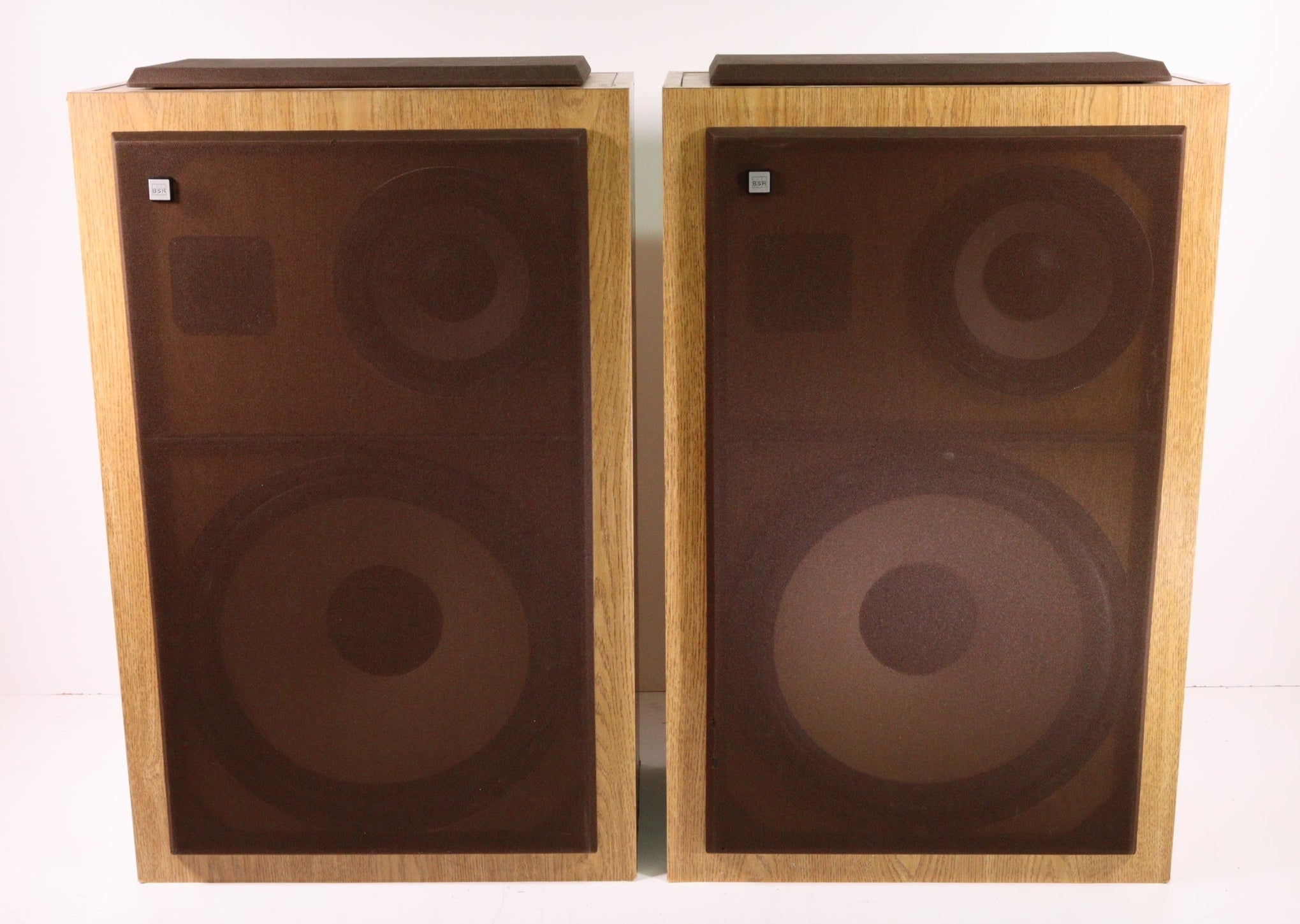 BSR DR-1550L 5-Way Acoustic Suspension Loudspeaker System Pair ...