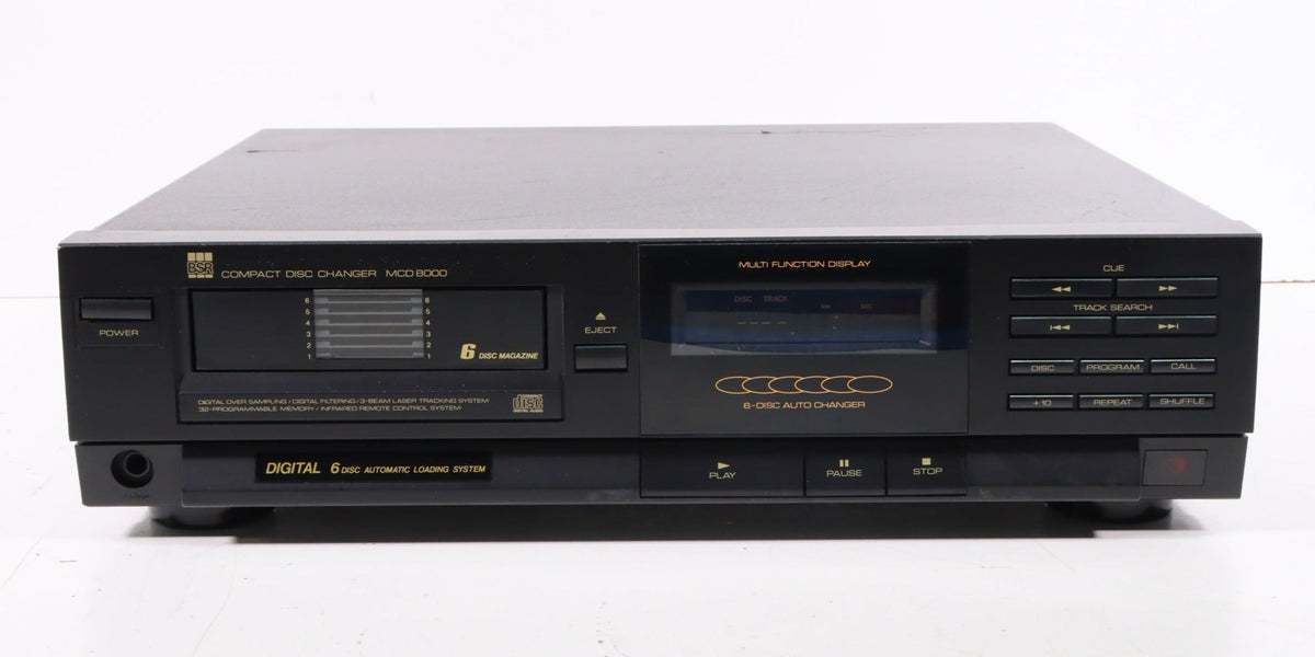 BSR MCD 8000 6-Disc Magazine CD Compact Disc Changer — SpenCertified