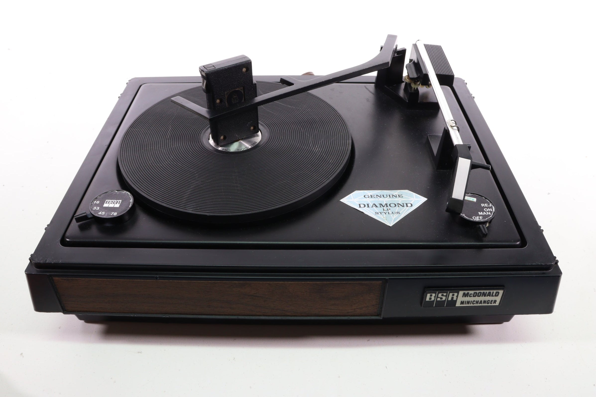 BSR McDonald 1000X Minichanger Turntable — SpenCertified