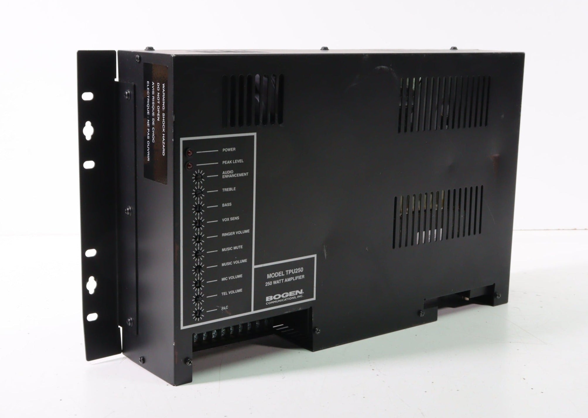 Bogen TPU250 Wall-Mountable Telephone Paging Amplifier 250 Watts ...
