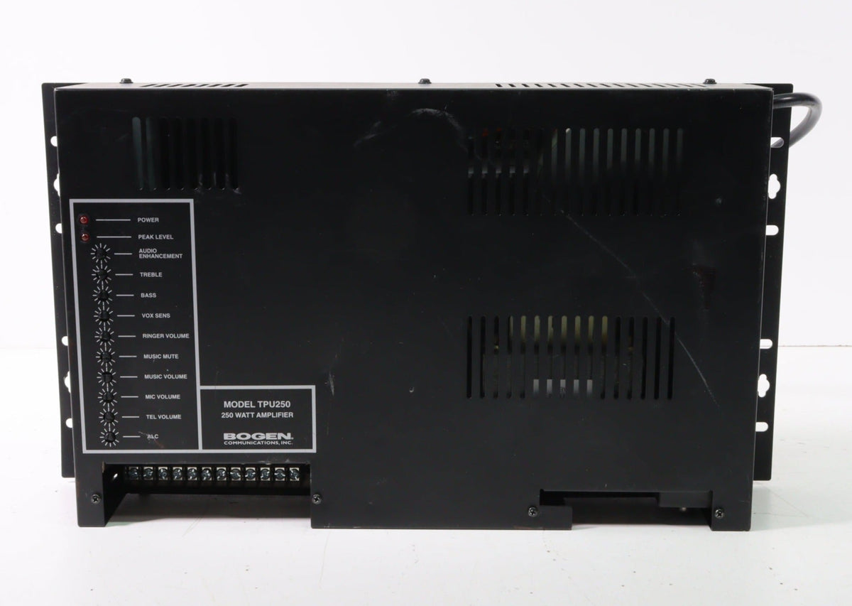 Bogen TPU250 Wall-Mountable Telephone Paging Amplifier 250 Watts ...