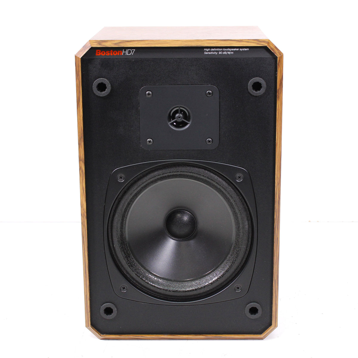 Boston Acoustics HD7 2-Way Bookshelf Speaker Walnut Wood Veneer ...