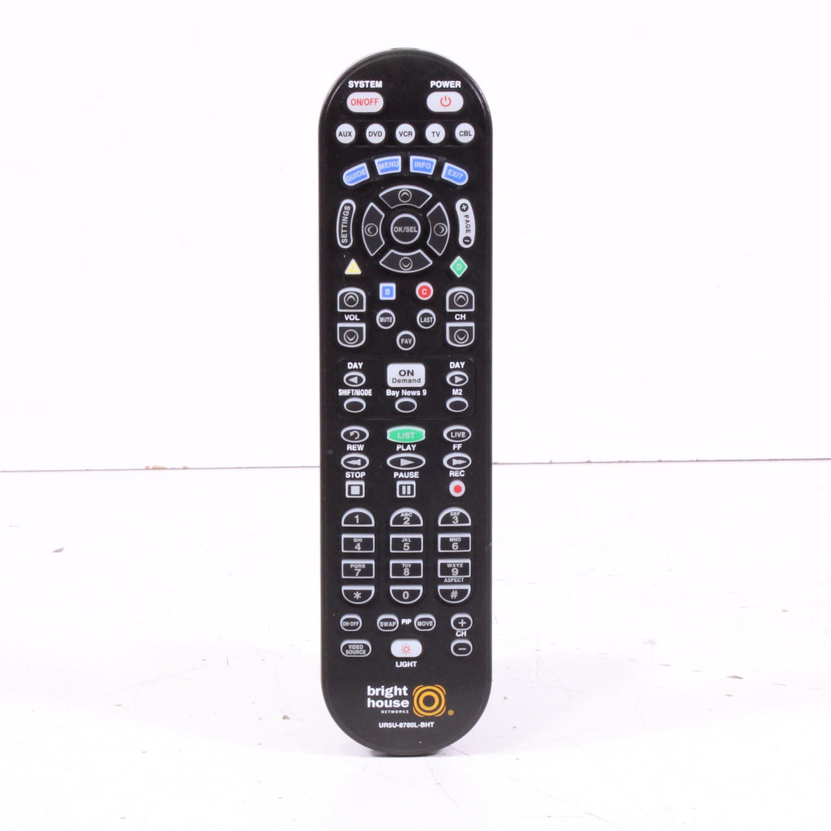Bright House Networks UR5U-8780L-BHT Universal Remote Control ...