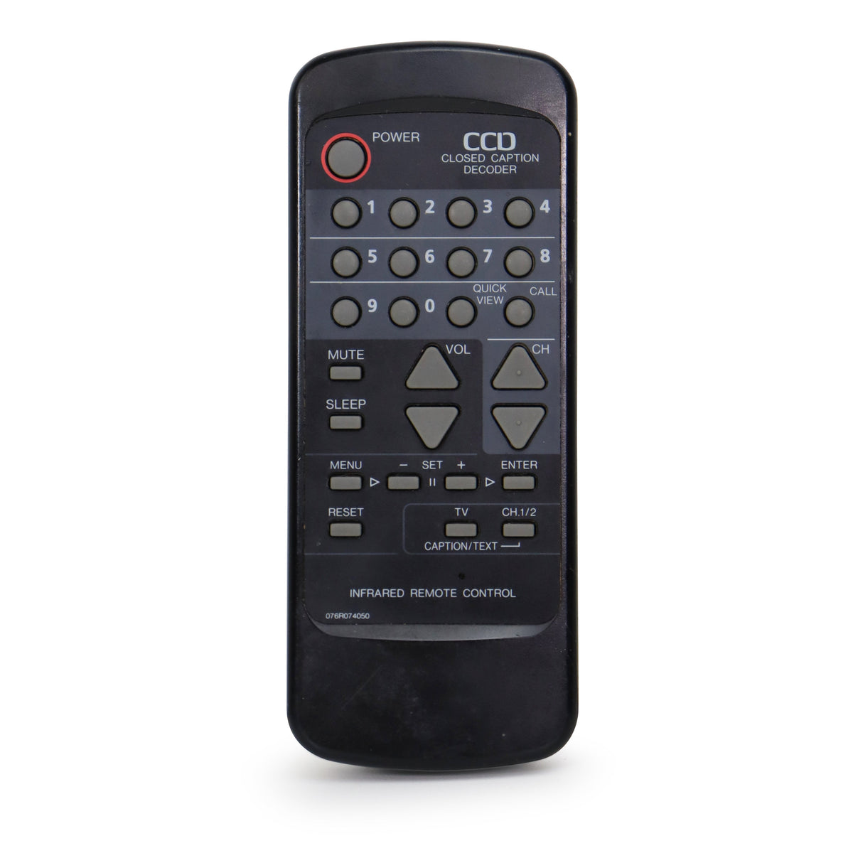 Broksonic Orion Sansui 076R074050 CCD Closed Caption Decoder Remote Co ...