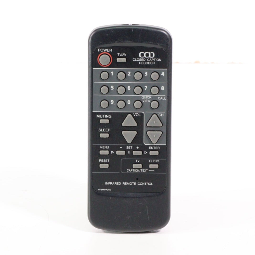 Broksonic Orion Sansui 076R074250 CCD Closed Caption Decoder Remote Co ...