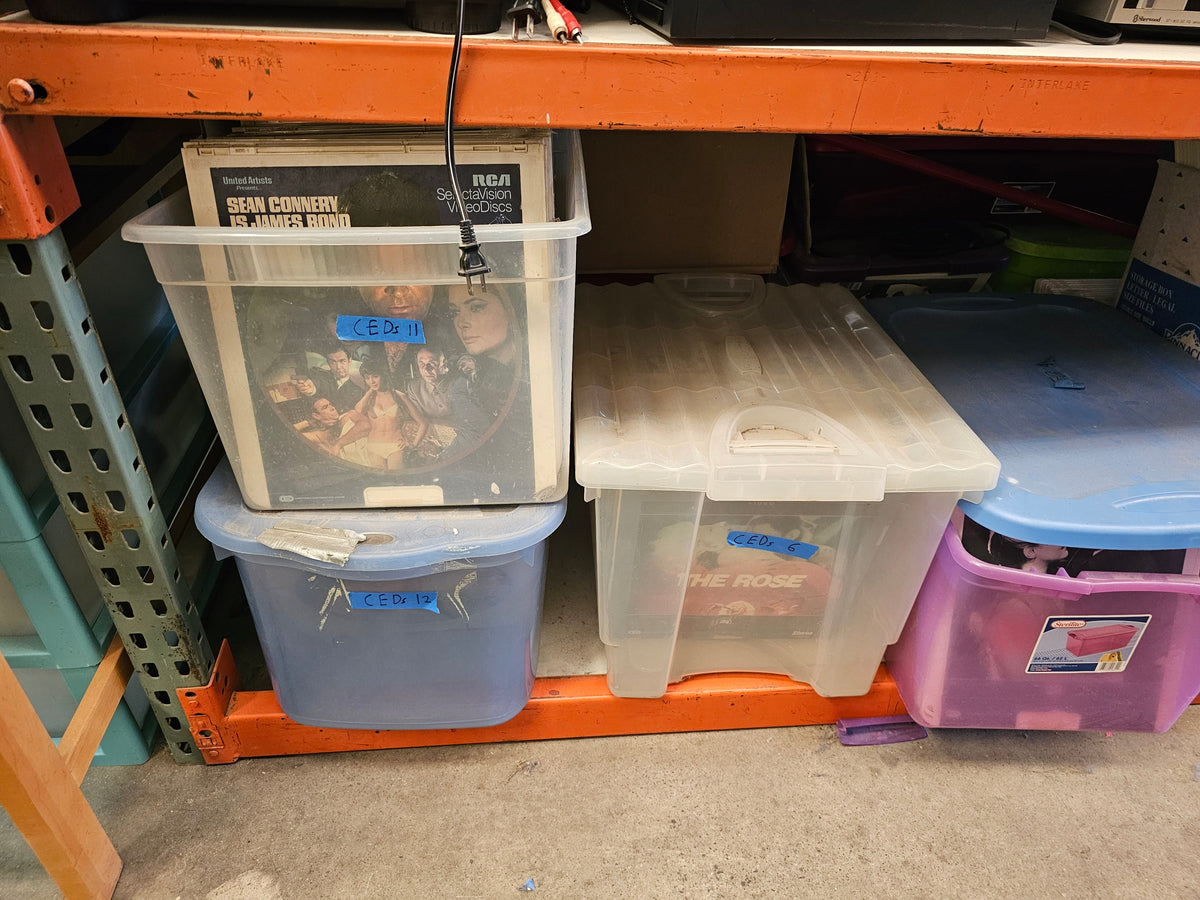 CED Video Media Capacitance Entertainment Disc - Many different classi ...