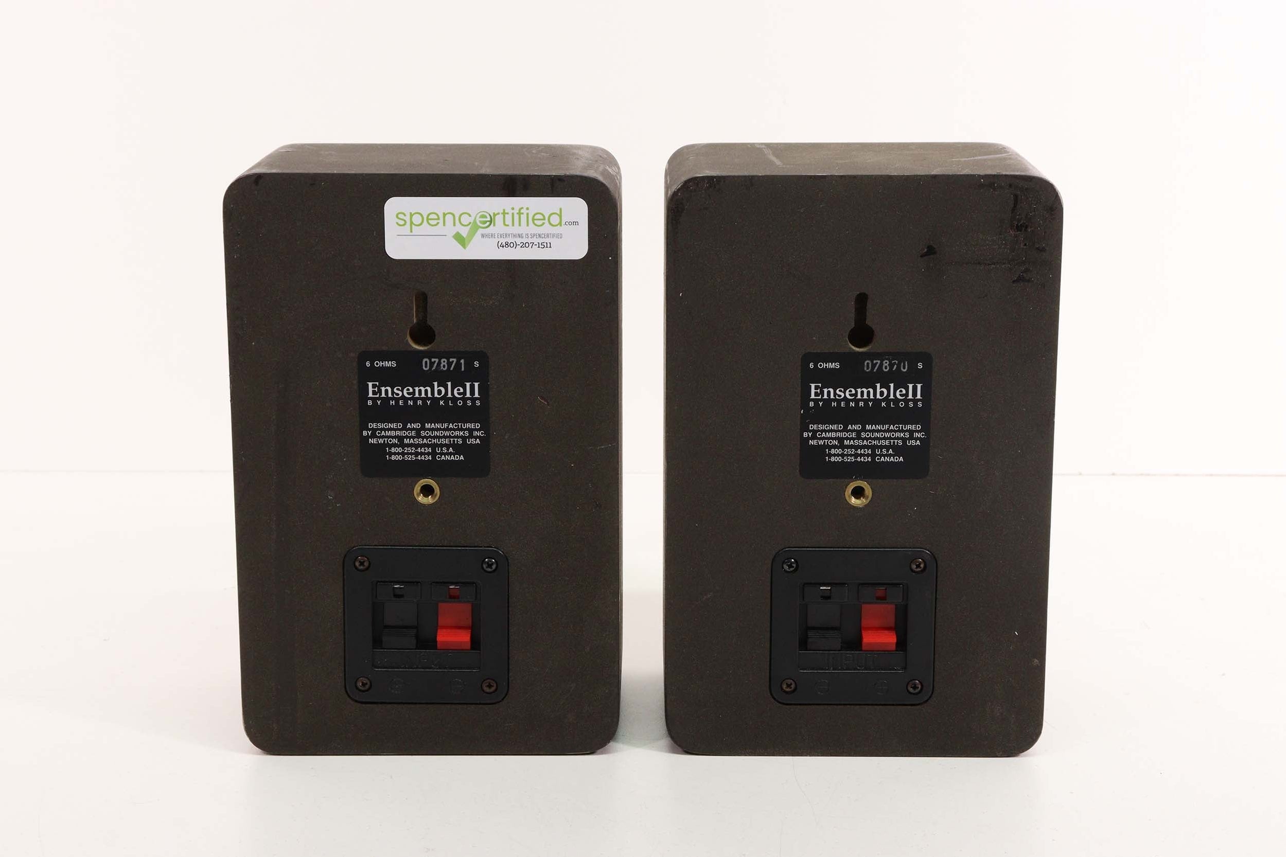 Cambridge SoundWorks Ensemble II Small Bookshelf Speaker Pair — SpenCertified