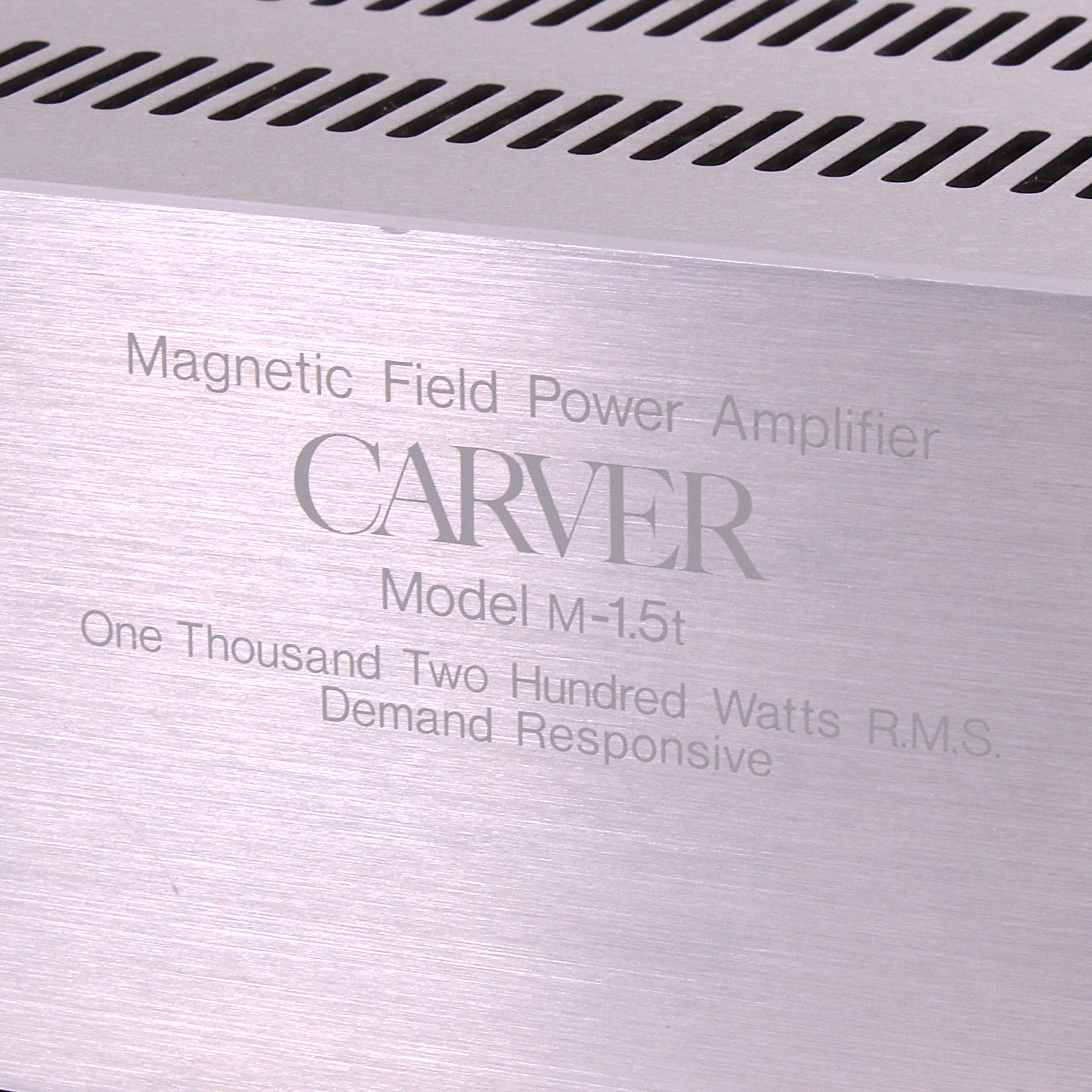 Carver M-1.5t Magnetic Field Power Amplifier — SpenCertified