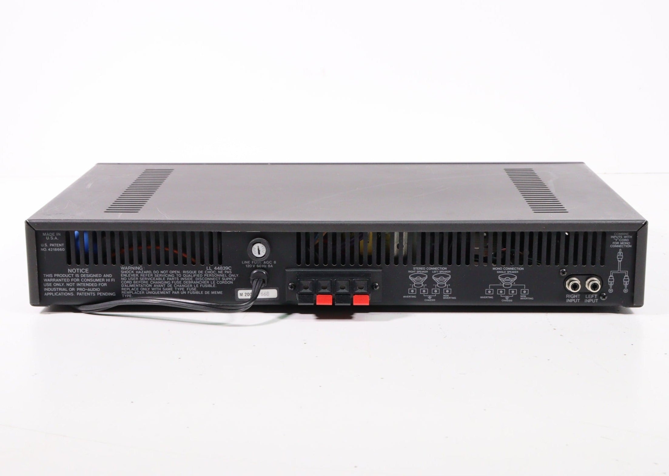 Carver M-200t Magnetic Field Power Amplifier — SpenCertified