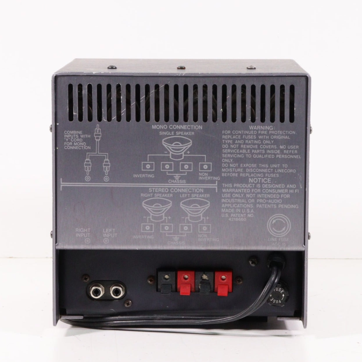 Carver M-400t Cube Magnetic Field Power Amplifier