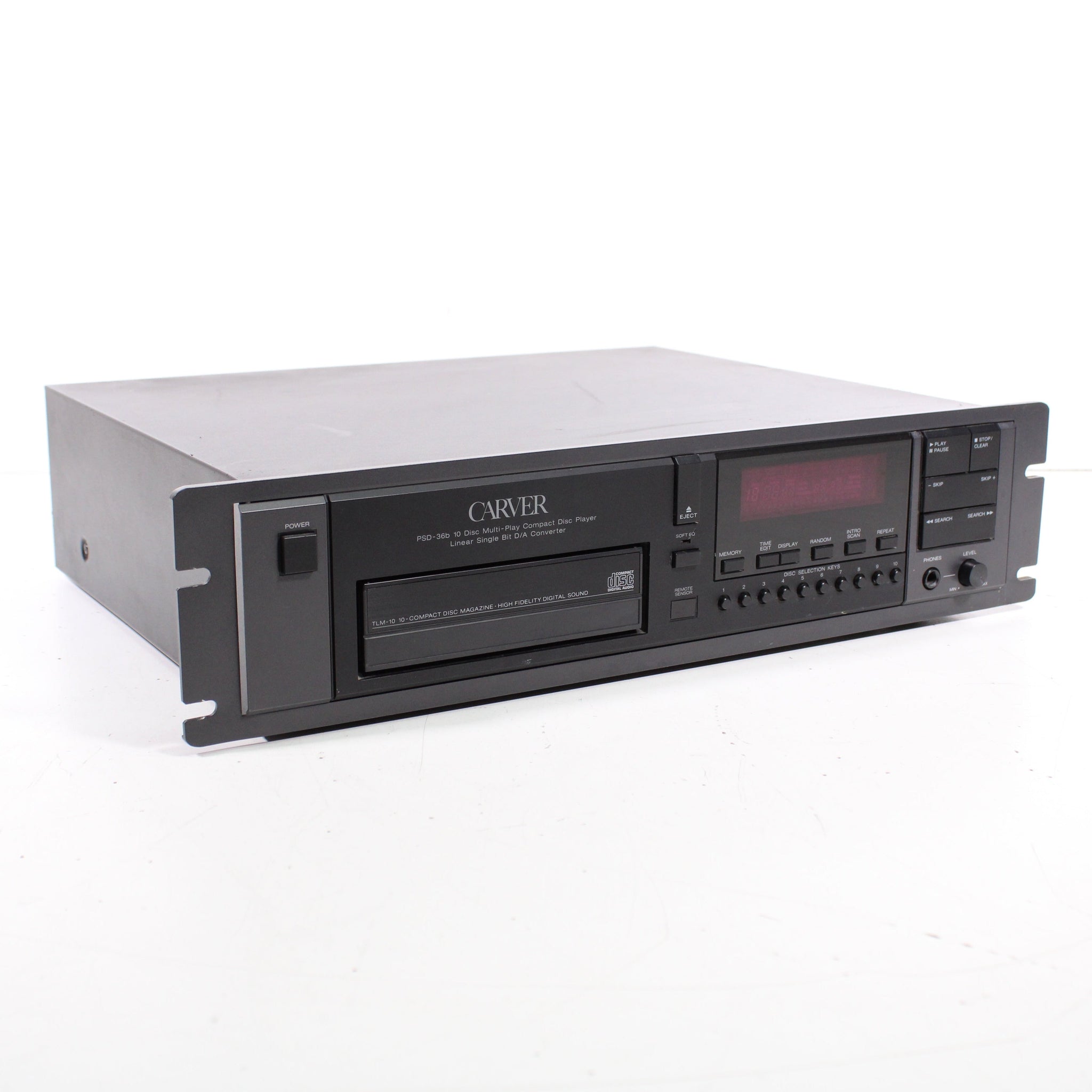 Carver PSD-36b 10-Disc Multi-Play Compact Disc CD Player (1991)